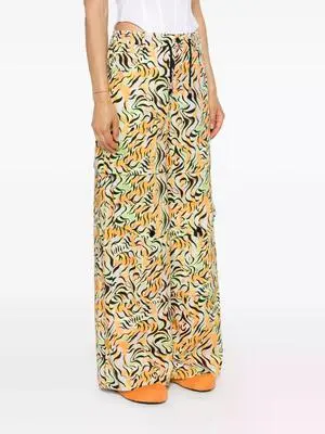 Marni Animal Print Detachable Leg Trousers