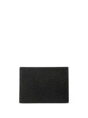 Thom Browne Pebbled Leather Cardholder - Black