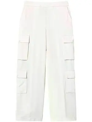 TWINSET Palazzo Cargo Trousers - Neutrals