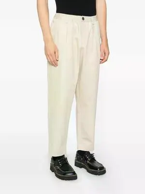 Marni Organic Cotton Trousers - Neutrals