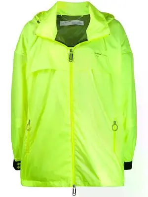 Off-white Drawstring Jackets For Men