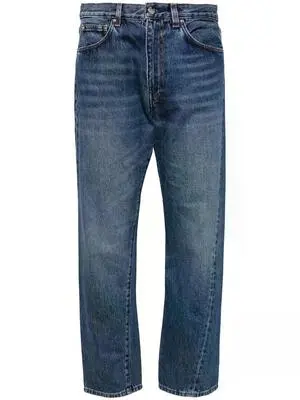 TOTEME Twisted Seam Straight-leg Jeans - Blue