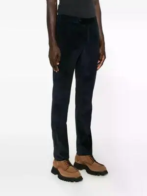 PT TORINO Corduroy Slim Fit Trousers - Blue