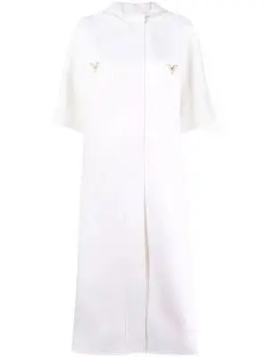 Valentino Garavani Vgold Hooded Cape - Neutrals