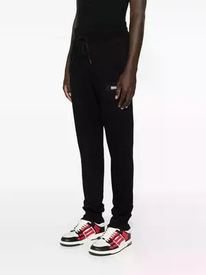 Versace Logo-patch Cotton Track Pants