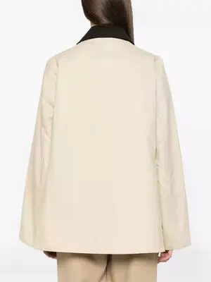 TOTEME Country Coat With Corduroy Collar - Neutrals