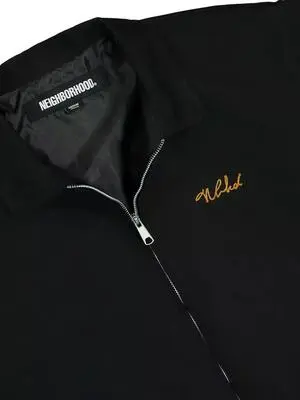 NEIGHBORHOOD Logo Embroidered Zip-up Jacket