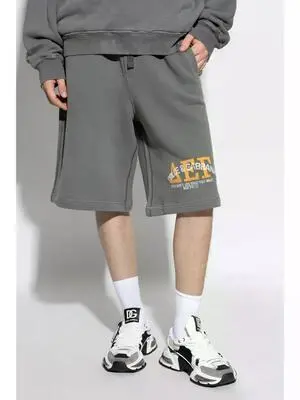 Dolce & Gabbana Logo Print Track Shorts