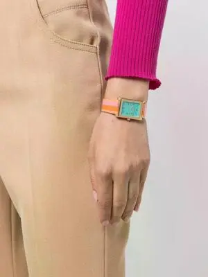 LACALIFORNIENNE Rectangular Daybreak Watch - Pink