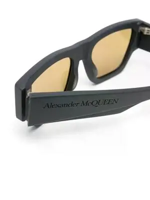 Alexander Mcqueen Logo Eyewear For Men