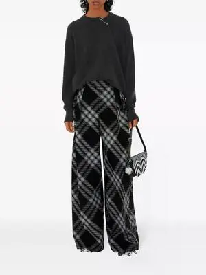 Burberry Cashmere Jumper With Equestrian Knight Motif