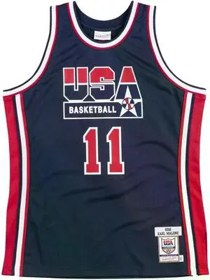 Mitchell & Ness Team Usa 1992 Karl Malone Authentic Basketball Jersey