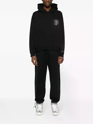 PAURA Logo-embellished Cotton Track Pants