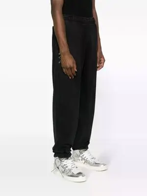 PAURA Logo-embellished Cotton Track Pants