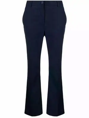 Moschino High-rise Flared Trousers - Blue