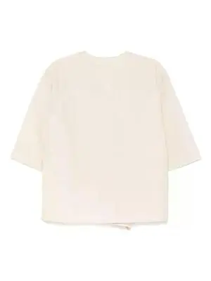 LAUREN MANOOGIAN Asymmetrical Panel Shirt - Neutrals