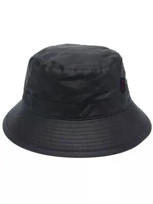 Barbour Logo-embroidered Bucket Hat - Blue
