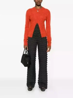 Nanushka Cut-out Crew Neck Sweater - Red