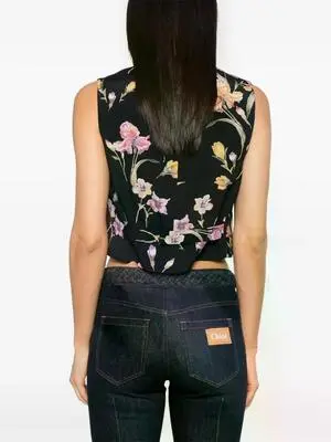 TWINSET Floral Print Waistcoat