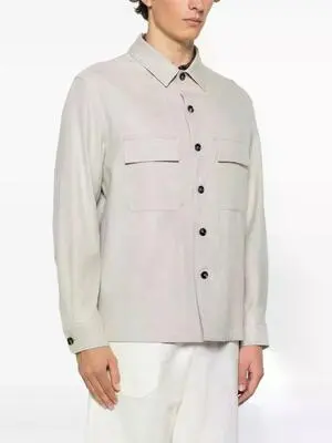 Zegna Cut-away-collar Shirt