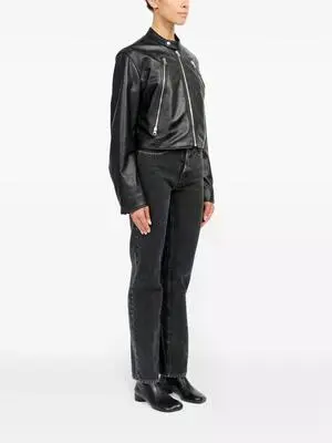 MAISON MARGIELA Calf Leather Moto Jacket