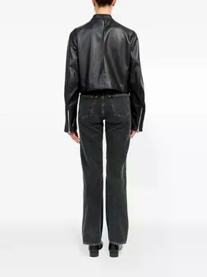 MAISON MARGIELA Calf Leather Moto Jacket