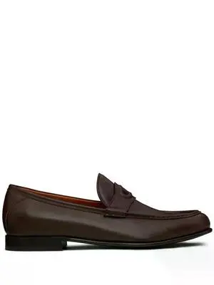 Valentino Garavani Vlogo Signature Loafers - Brown