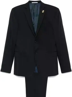 Pal Zileri Brooch Detail Suit - Blue