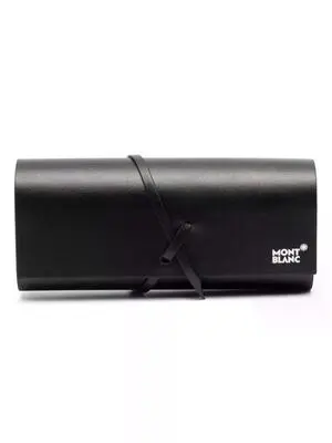 Montblanc Square Frame Sunglasses With -tone Logo Plaque