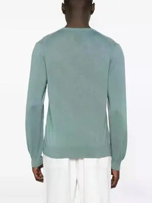 Canali Crew Neck Sweater - Green