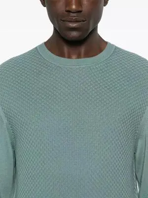 Canali Crew Neck Sweater - Green