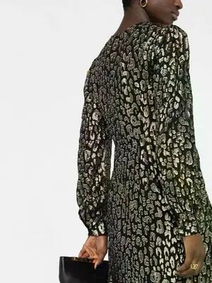 Michael Kors Leopard Jacquard Mini Dress