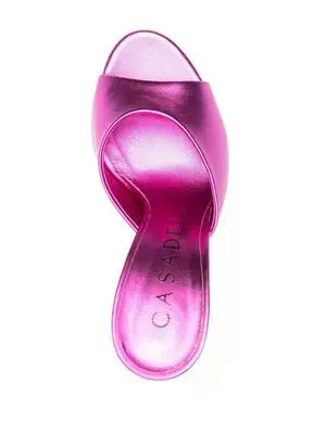 Casadei Blade Flash Heeled Sandals - Pink