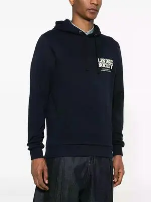 LES DEUX Society Hoodie - Blue