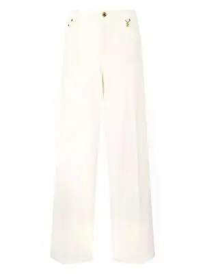 Roberto Cavalli Wide-leg Trousers - Neutrals