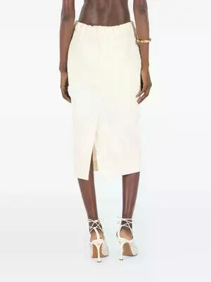 Roberto Cavalli Cotton Pencil Skirt