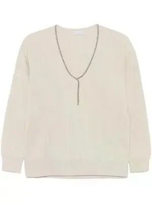 Brunello Cucinelli Long Sleeve Sweaters For Women