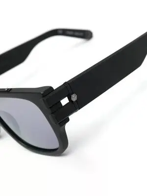 Philipp Plein Flat-brim Square Sunglasses