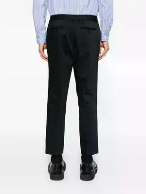 AMI Paris Elasticated-waist Cropped Trousers