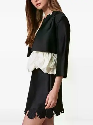 TWINSET Broderie Anglaise Cropped Jacket