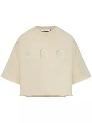 IRO PARIS Linda Logo-print T-shirt - Neutrals