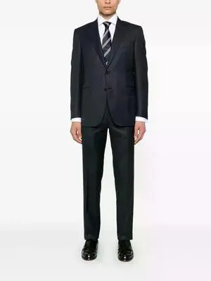 Canali Checked Suit