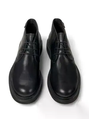Camper Norman Lace-up Leather Boots - Black