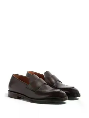 Zegna Torino Leather Loafers