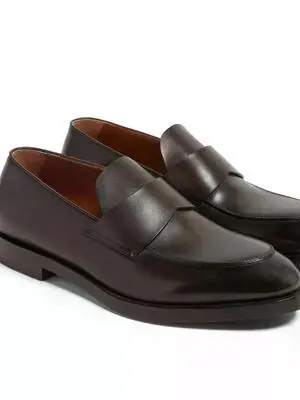 Zegna Torino Leather Loafers