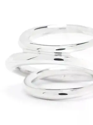Charlotte Chesnais Triplet Polished-finish Ring - Silver