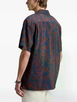 Woolrich Leaf-print Short-sleeve Shirt