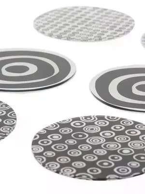 10 CORSO COMO Circle-print Acrylic-glass Coasters