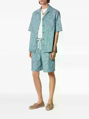 Versace Barocco Print Knee-length Shorts