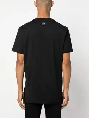 Philipp Plein Logo-patch Round-neck T-shirt - Black